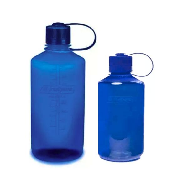 Botella azul oscuro boca estrecha Nalgene Sustain - DeSupervivencia